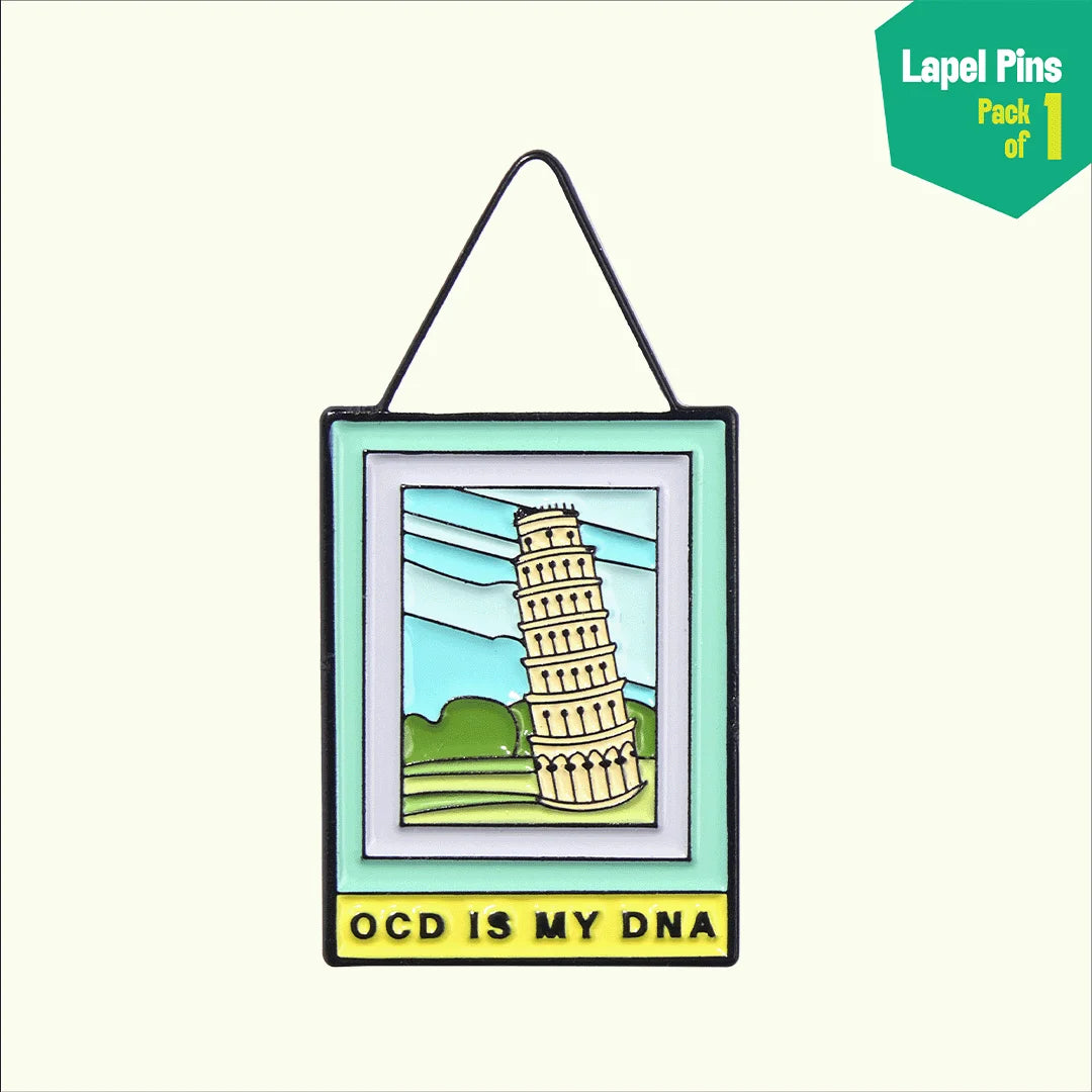 Buy Quirky OCD Lapel Pin - Express Your Personality - Pack of 1 – Hexafun