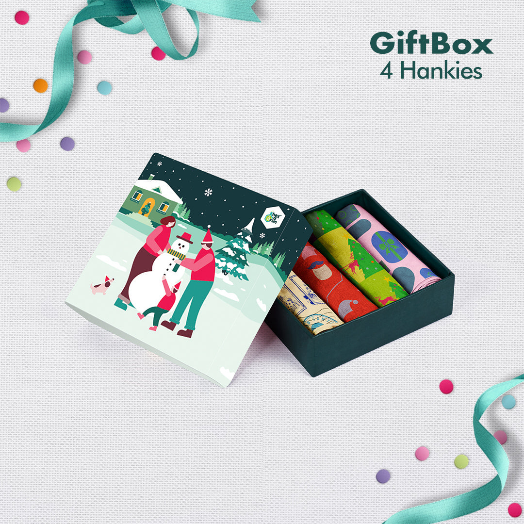 Buy Must-have Women & Men Gift Box Filled With Hankies For Him-Gift Box ...